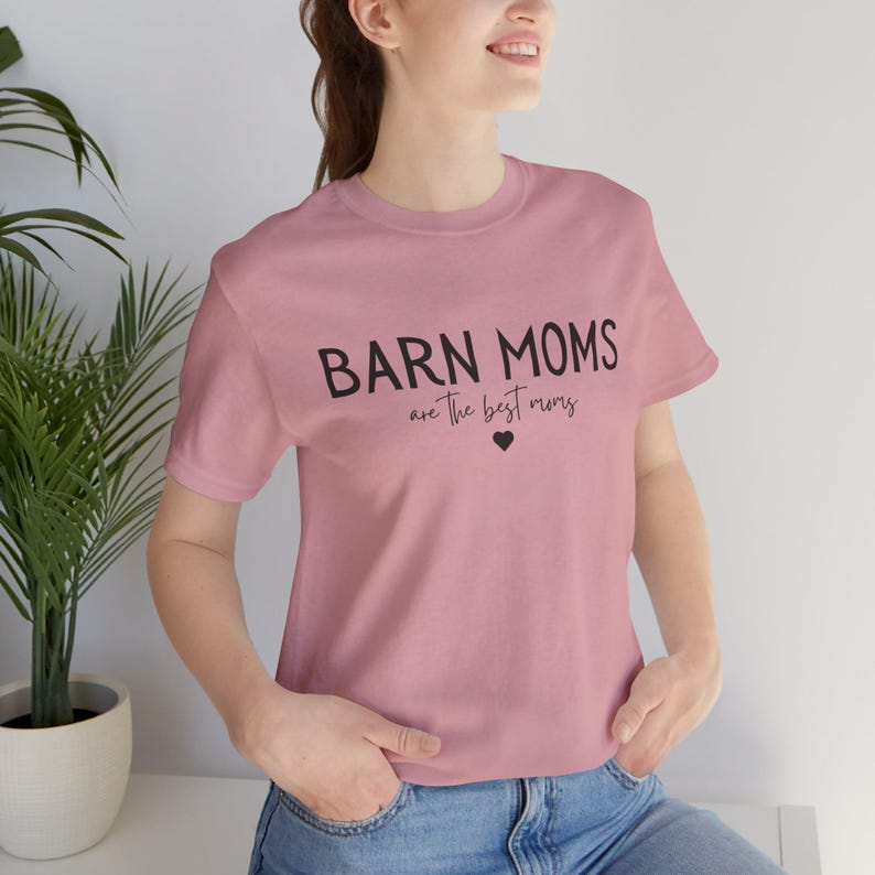 Barn Mom T-shirt | Equestrian Mother's Day Gift - Etsy
