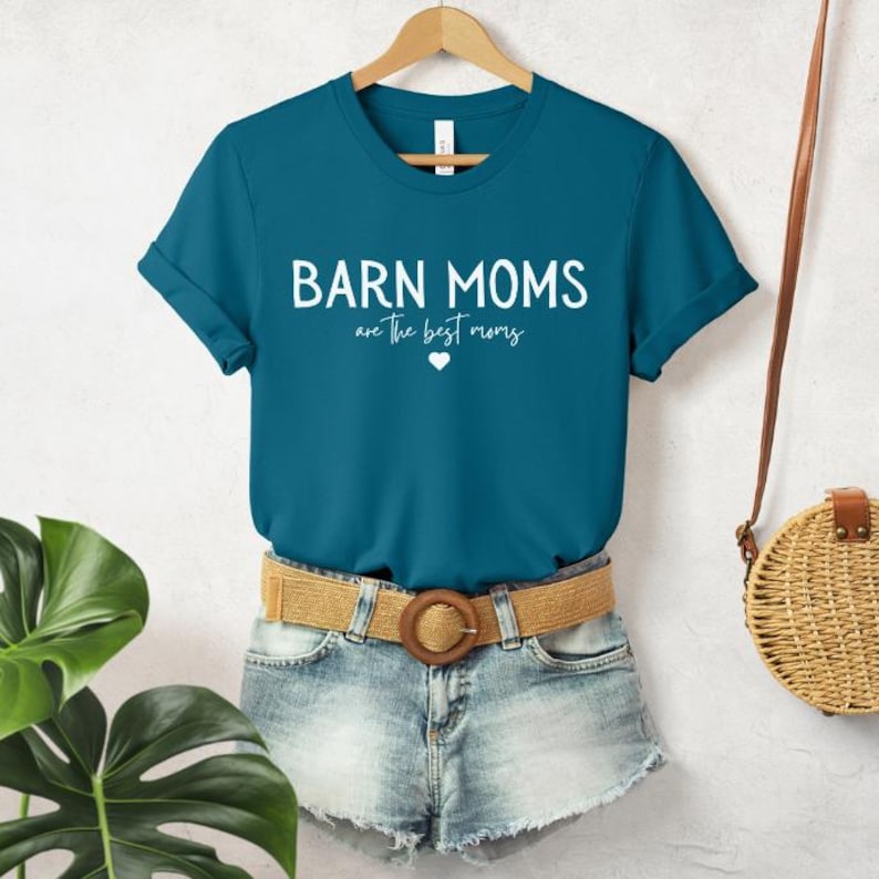 Barn Mom T-shirt | Equestrian Mother's Day Gift - Etsy