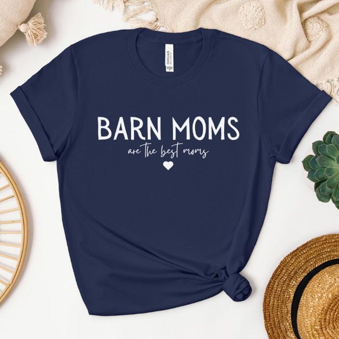 Barn Mom T-shirt | Equestrian Mother's Day Gift - Etsy