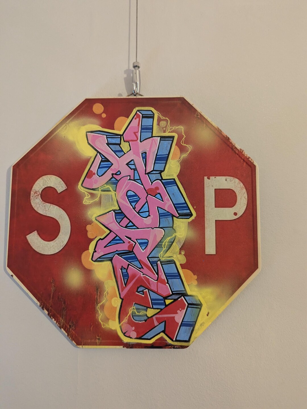 Hope Graffiti on Stop Sign - Etsy