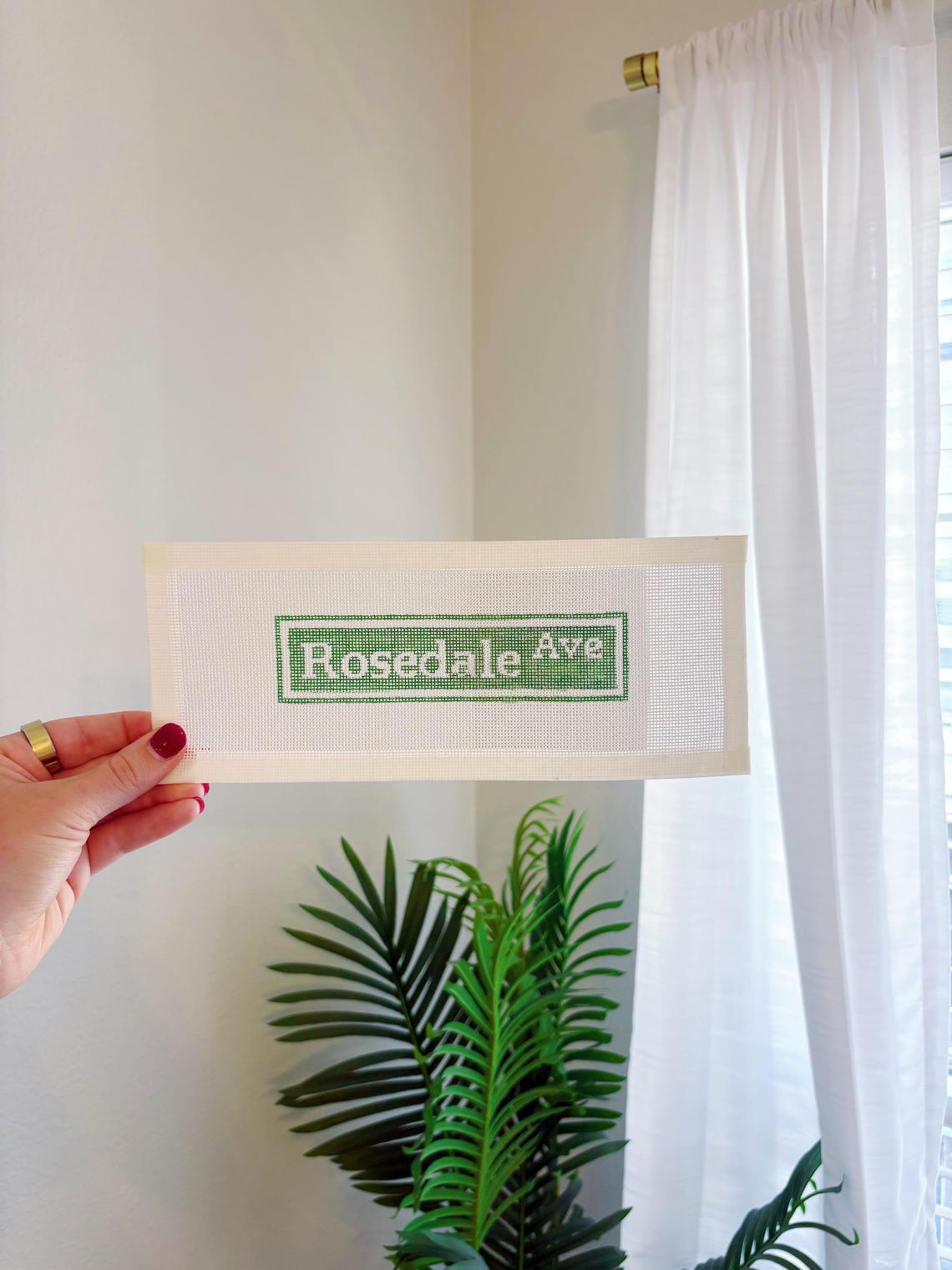 Custom Street Sign Needlepoint PDF DIGITAL CHART - Etsy