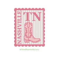 Georgia Peach Stamp Needlepoint Chart PDF - Etsy