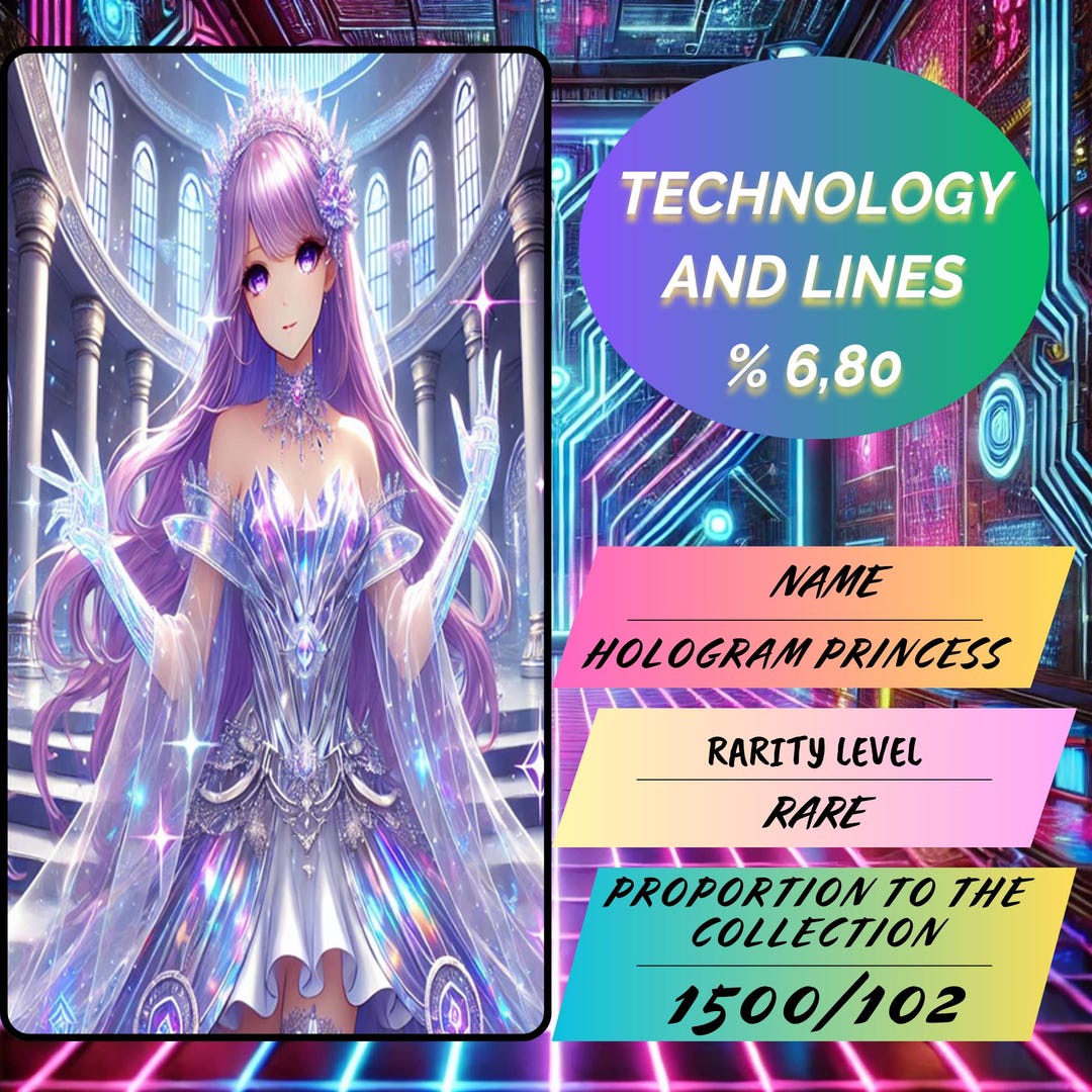AI Anime Characters - Hologram Princess – Technology and Lines ...