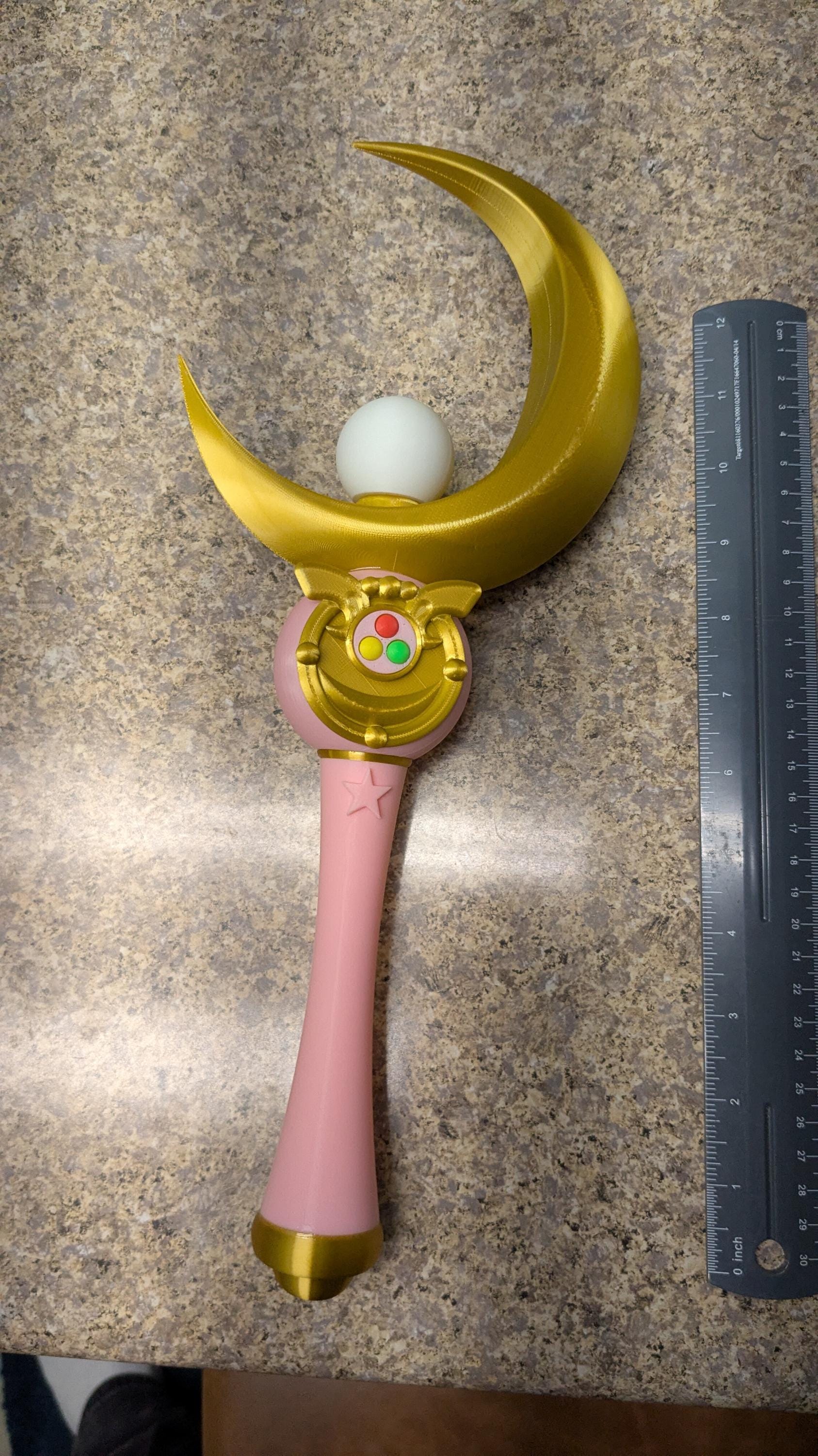 Sailor Moon S Moon Stick Wand Etsy