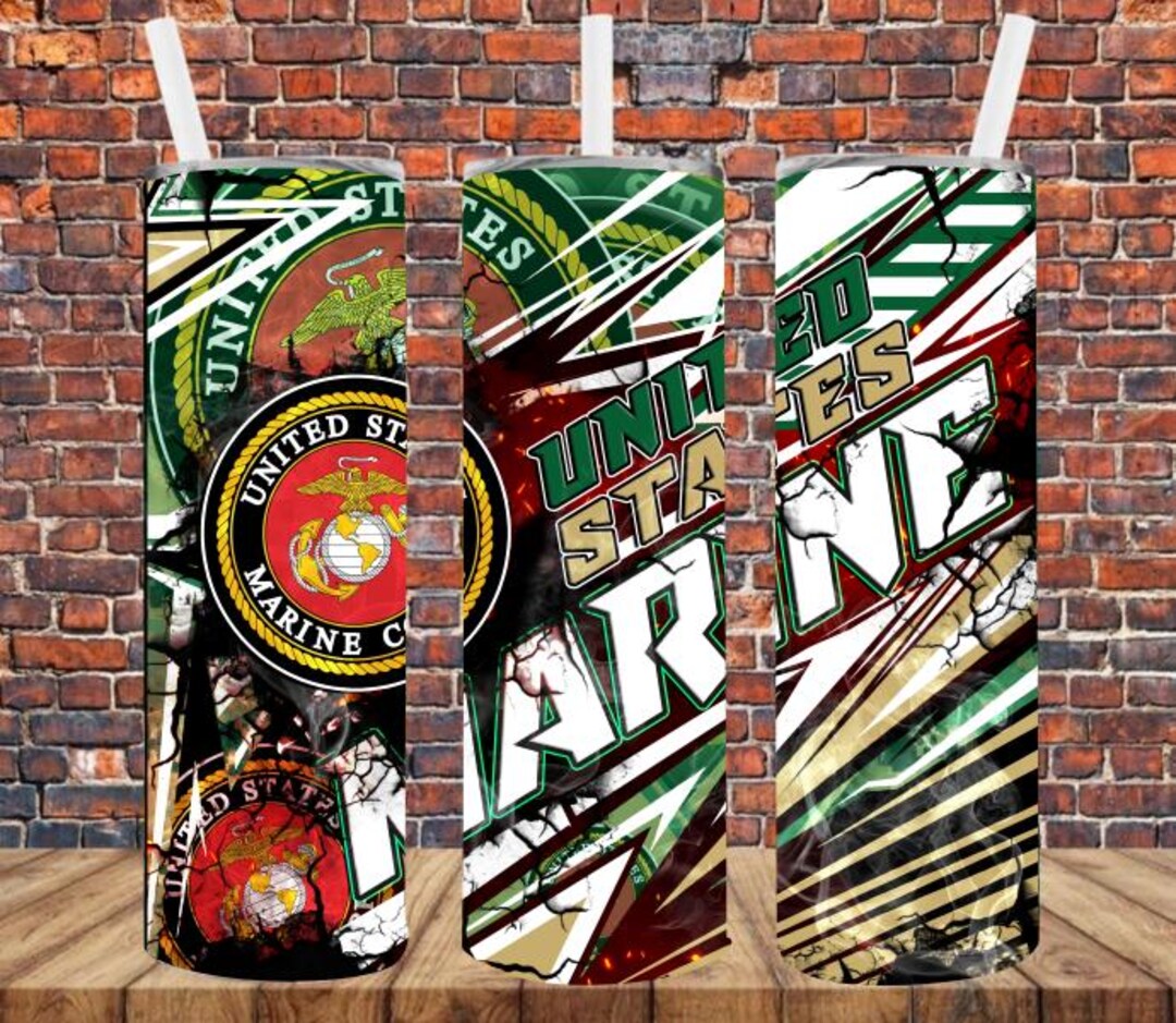 Marines Abstract - Tumbler Wrap Sublimation Transfers - Etsy