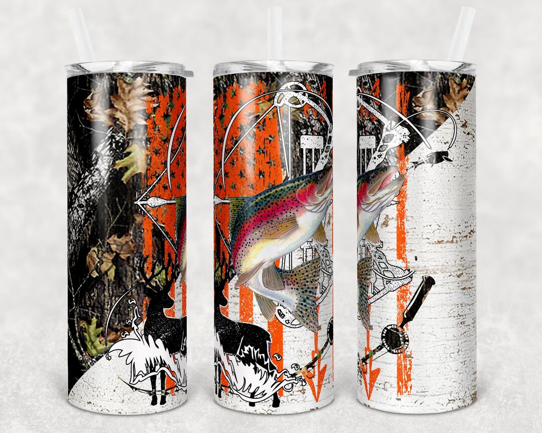 Hunting & Fishing - Tumbler Wrap Sublimation Transfers - Etsy