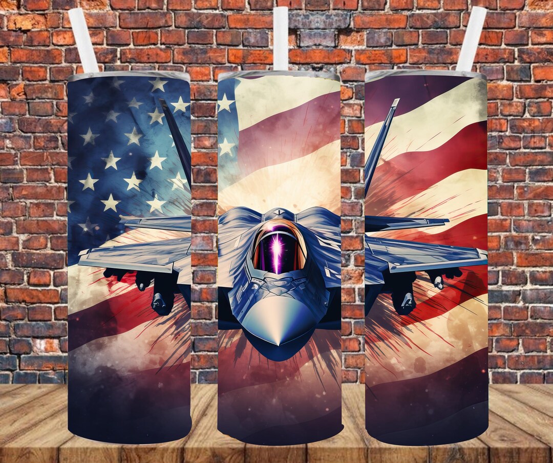 American Fighter Jet - Tumbler Wrap - Sublimation Transfers - Etsy