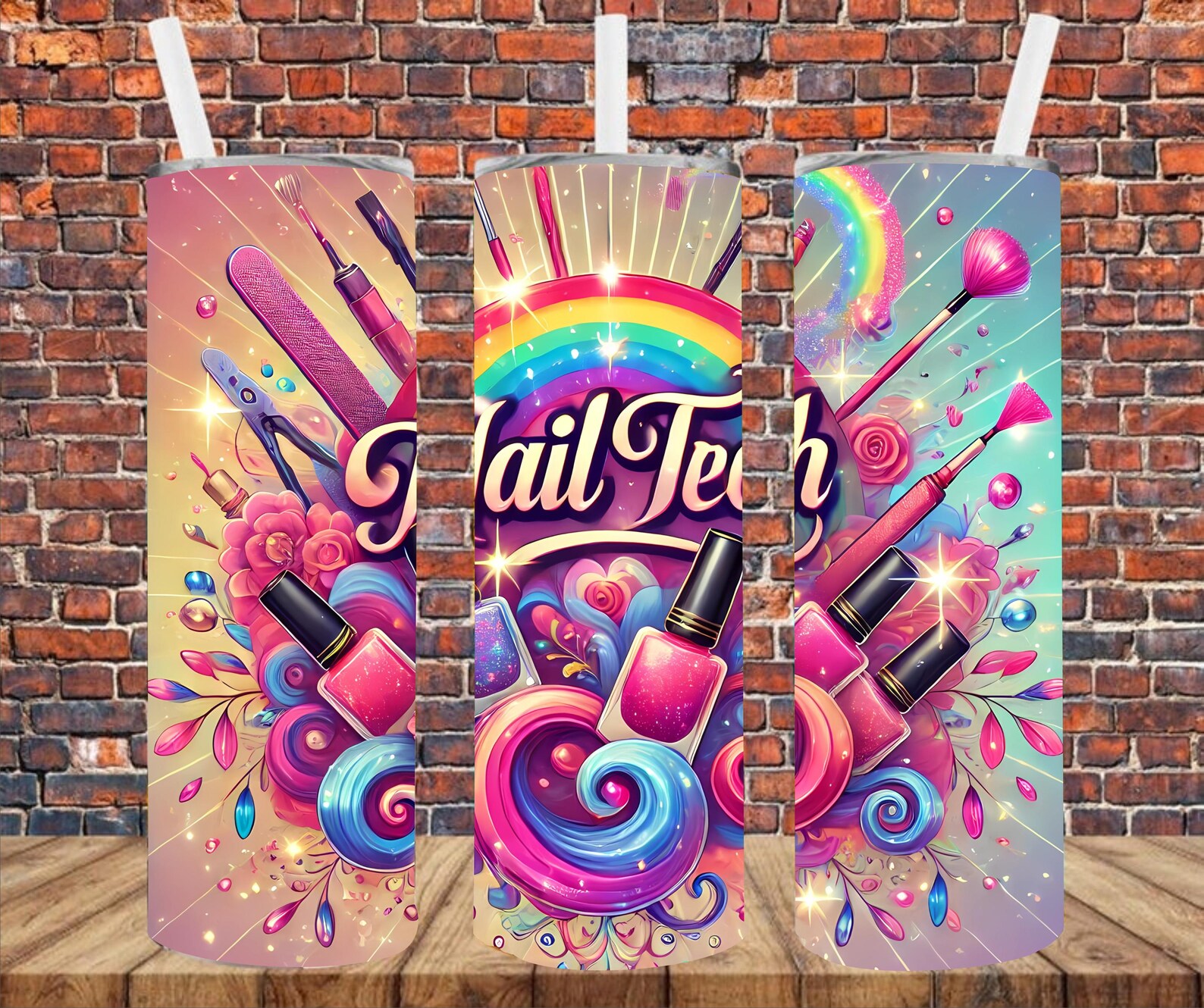 Nail Tech - Tumbler Wrap - Sublimation Transfers - Etsy