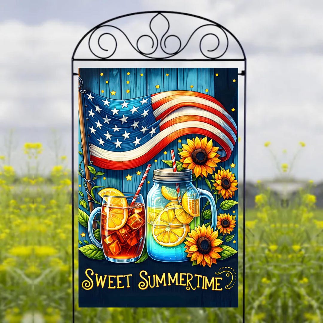Sweet Summertime - Garden Flag Sublimation Transfers - Etsy