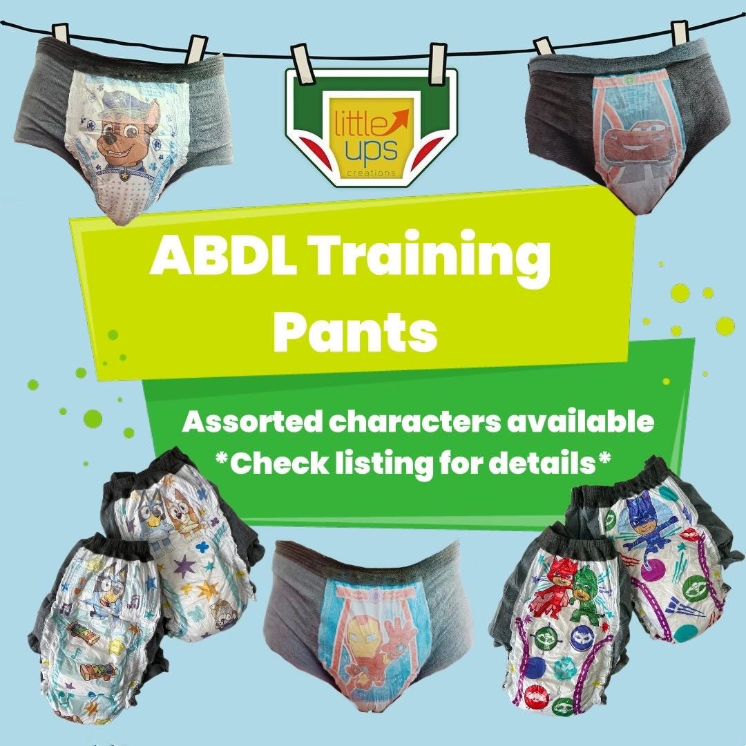 Assorted Character ABDL Training Pants character Only Featured on the ...