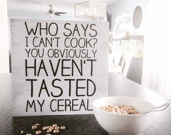 Funny kitchen signs | Etsy