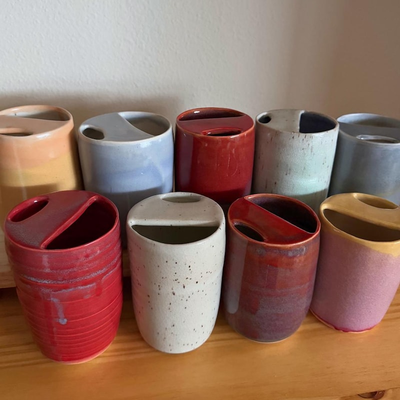 Ceramic Travel Mug - Etsy