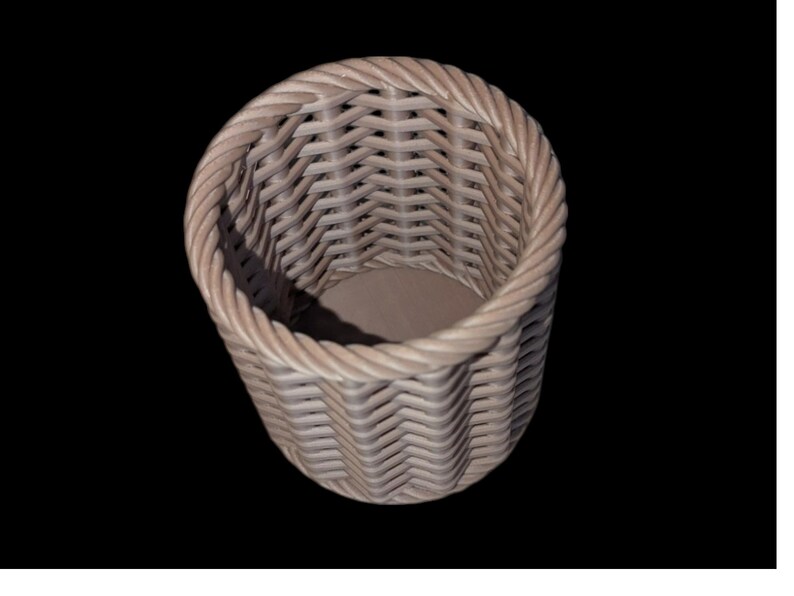 Woven Pen Holder 3D Printed Desktop Organizer Toothbrush Holder Pencil ...