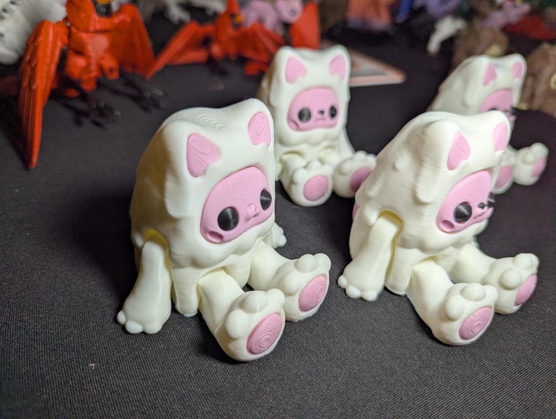 Yeti Bigfoot Articulated 3D Printed Flexible Sasquatch Cryptid Monster ...