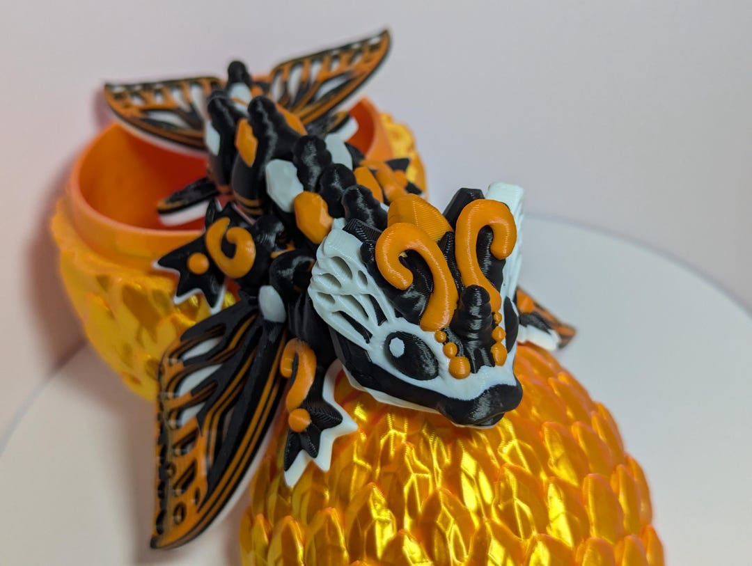 Dragon Butterfly Monarch 3D Printed Articulated Fantasy Creature Multi ...