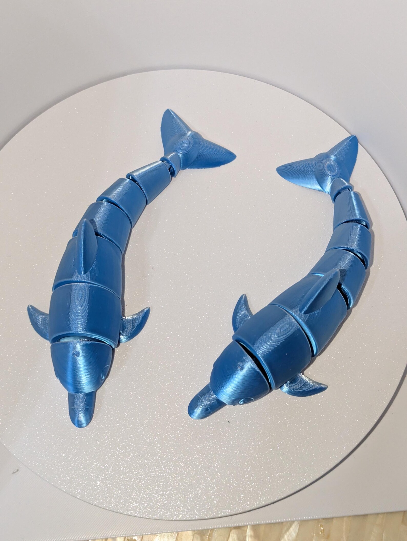 Dolphin Hammerhead Shark Articulated 3D Printed Flexible Fidget Ocean ...