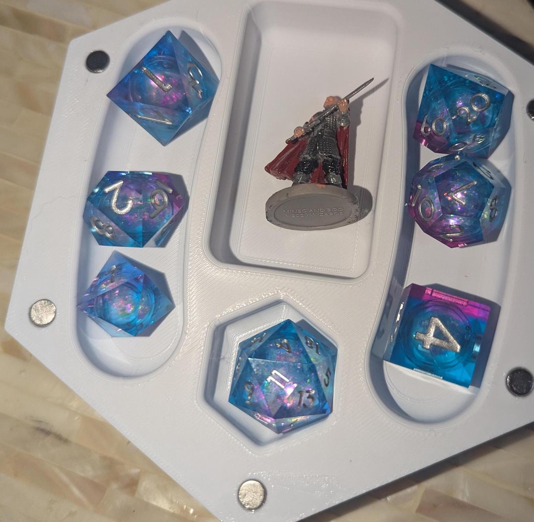 Personalized TTRPG Dice and Miniature Case Custom Storage Box for D&D ...