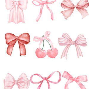 Bow Patterns | Bows | Digital Printable Wall Art - Etsy
