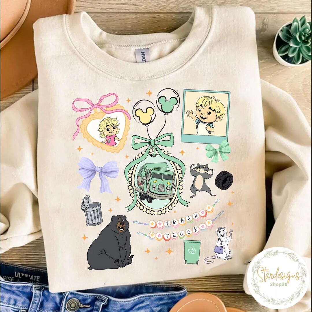 Coquette Bows Trash Truck, Birthday Boy Girl, Trash Truck Tee, Truck ...