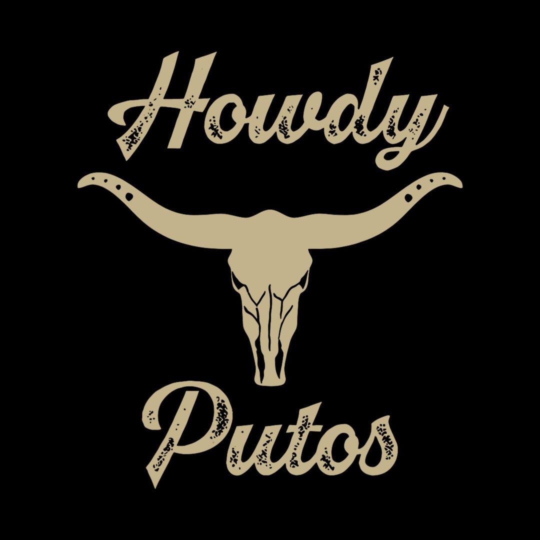 Howdy Putos Bull Skull Country Cowboy Western Graphic Digital Png ...