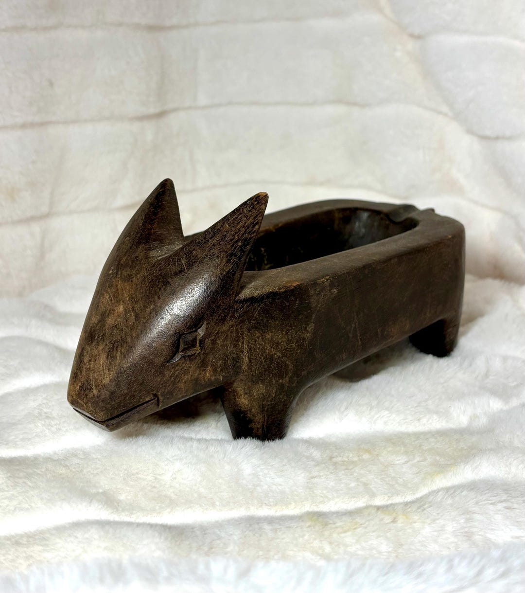 Ifugao Punamhan Ritual Bowl – Hand-carved Tribal Wood Vessel With ...