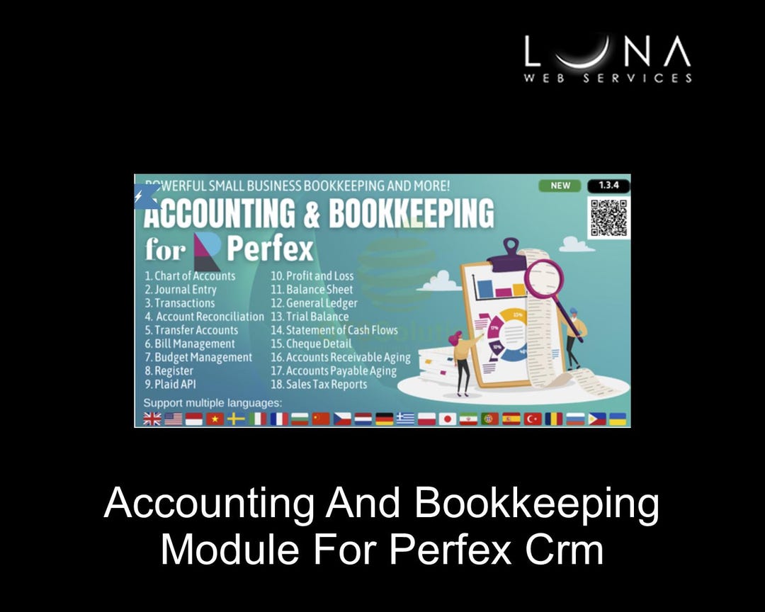Accounting and Bookkeeping Module for Perfex Crm Wordpress Plugin - Etsy