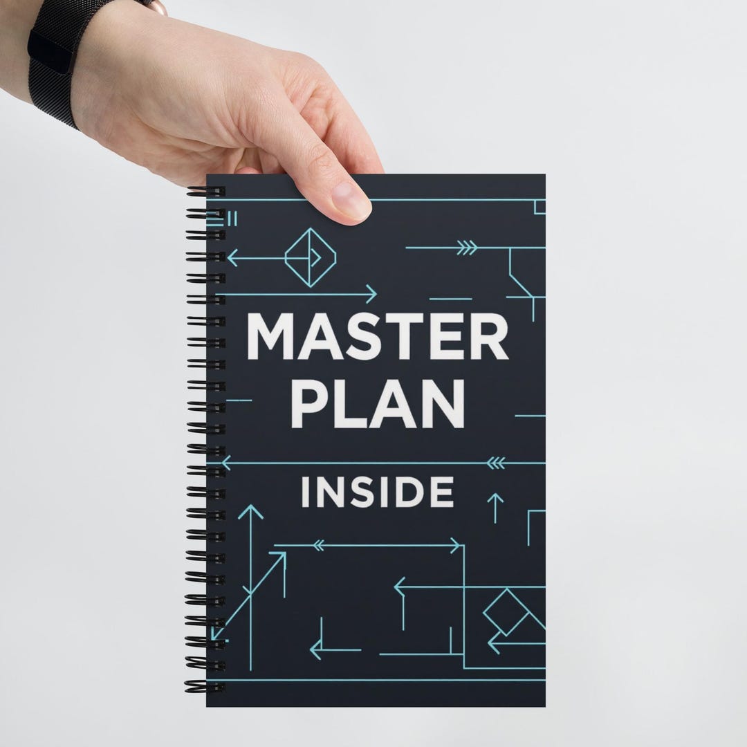 Master Plan Inside Notebook – Motivational Journal for Creative Minds ...