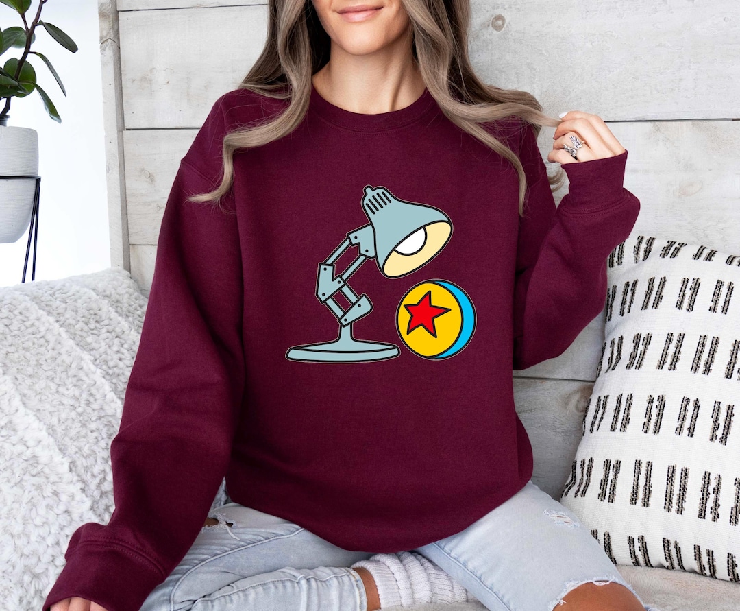 Pixar Lamp Sweatshirt, Animated Studio Pullover, Movie Lover Outfit - Etsy
