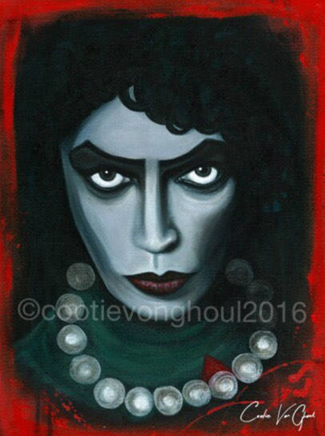 Rocky Horror Picture Show ~ Dr. Franken Furter ~ Fan Art Print 11x17 ...