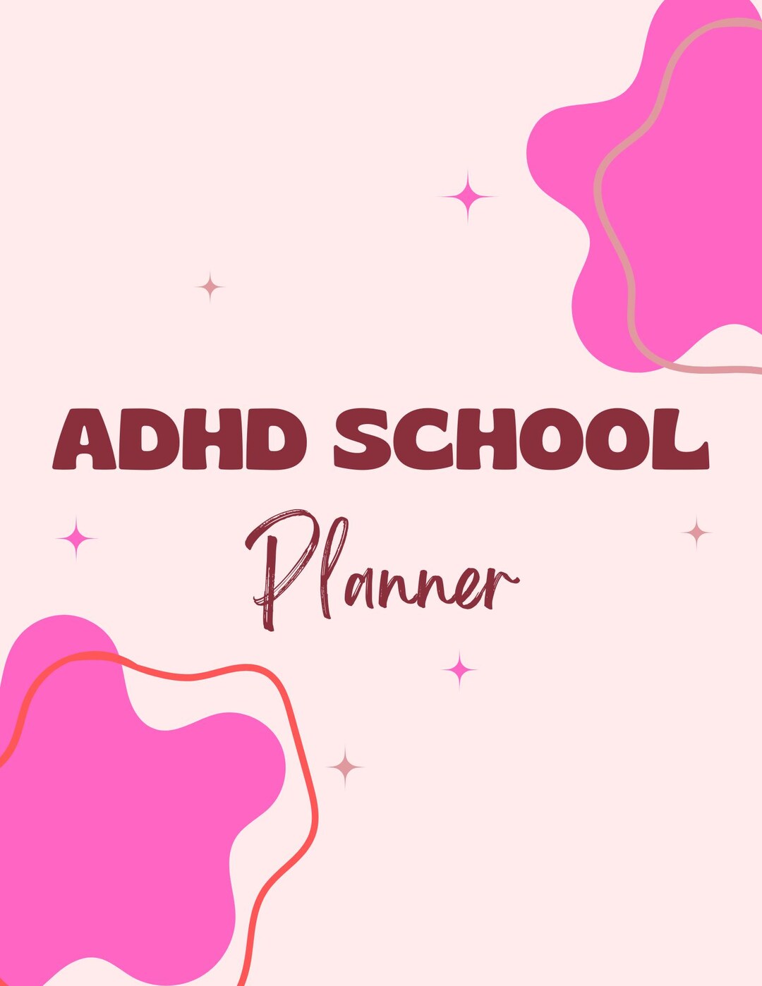 ADHD School Planner - Etsy