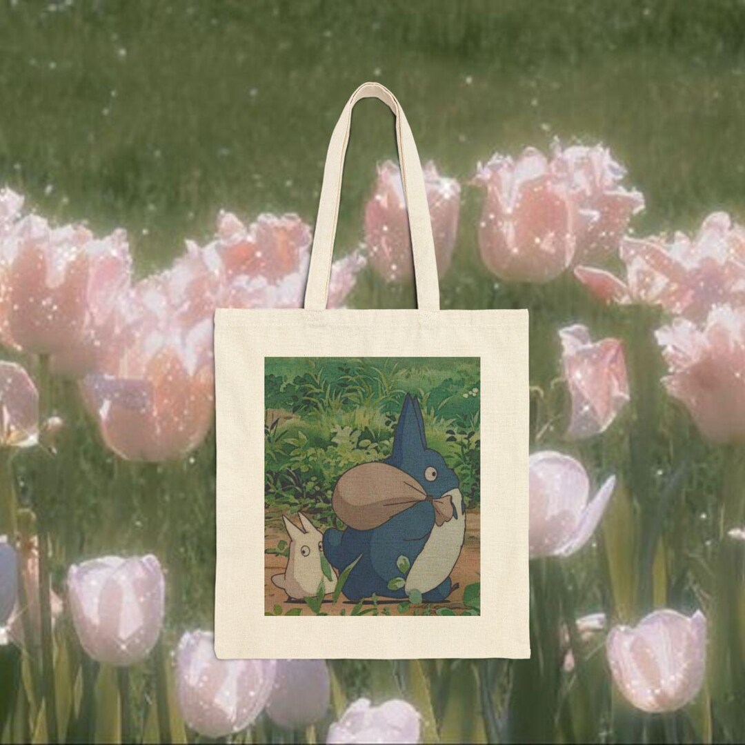Studio Ghibli My Neighbor Totoro Tote Bag Cute Totoro Design, Eco ...