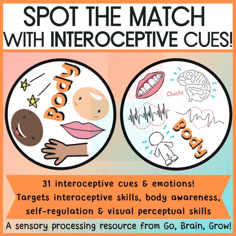 Spot the Match With Interoceptive Cues (sensory Processing/emotional ...