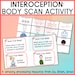 Interoception Body Scan Activity - Etsy Canada