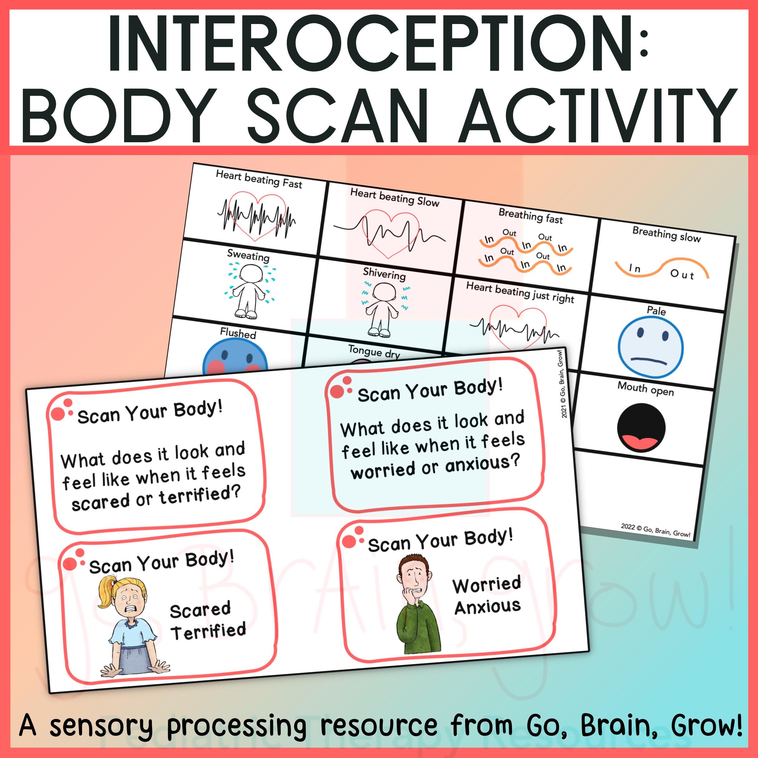 Interoception Body Scan Activity - Etsy Canada