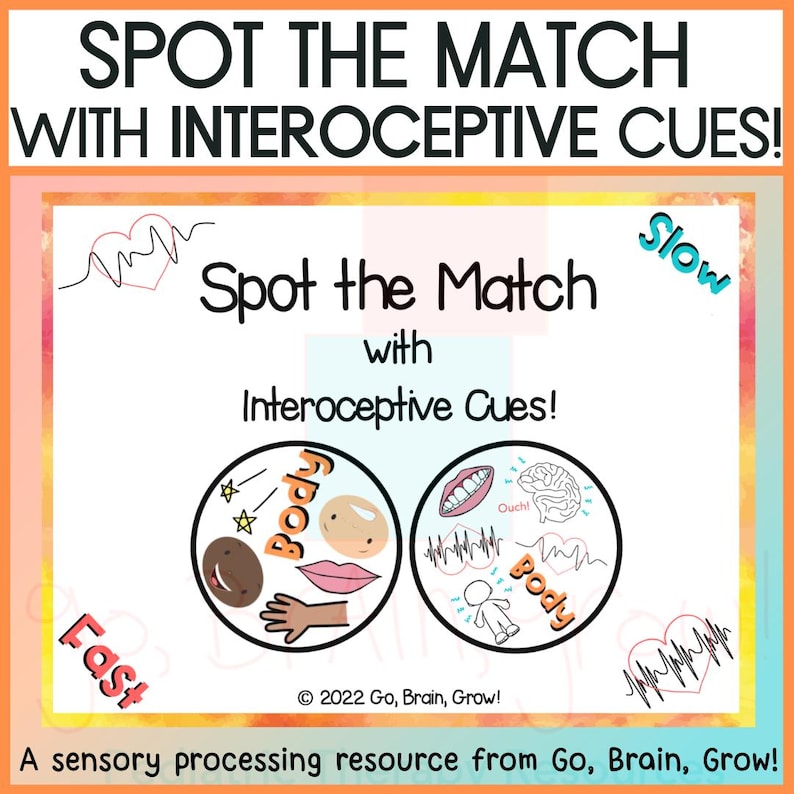 Spot the Match With Interoceptive Cues (sensory Processing/emotional ...