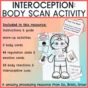 Interoception Body Scan Activity - Etsy Canada
