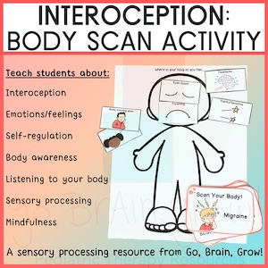 Interoception Body Scan Activity - Etsy Canada