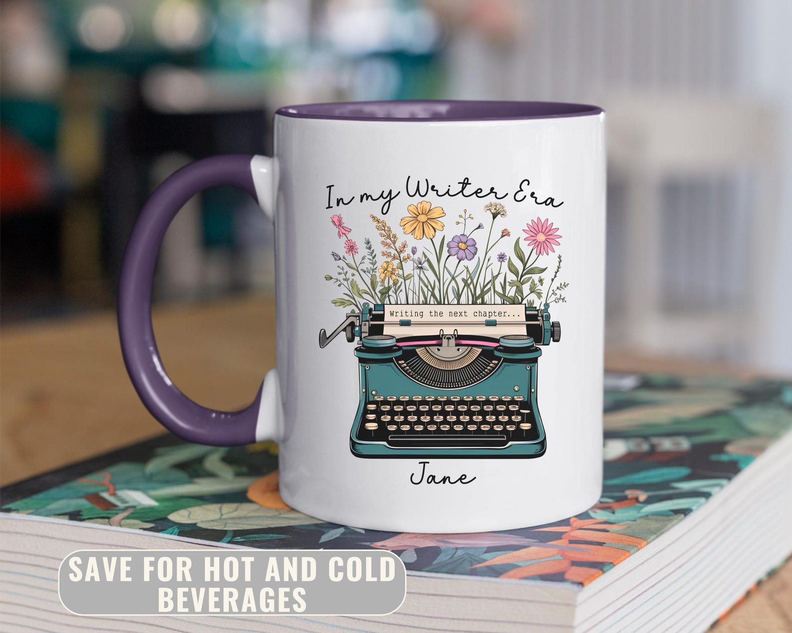 Personalized Writer Mug, Custom Typewriter Gift - Etsy