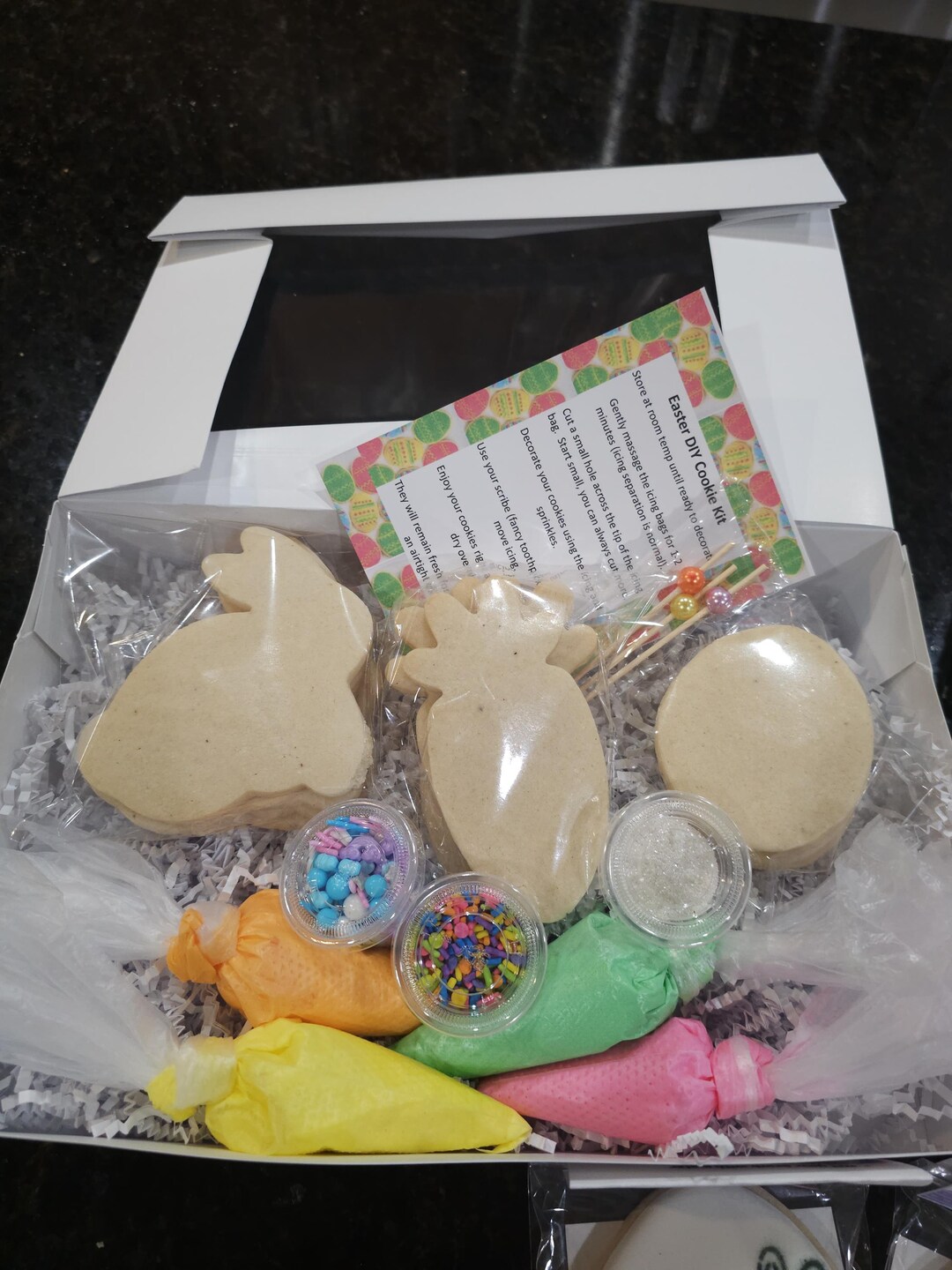 Easter DIY Cookie Decorating Kit - Etsy