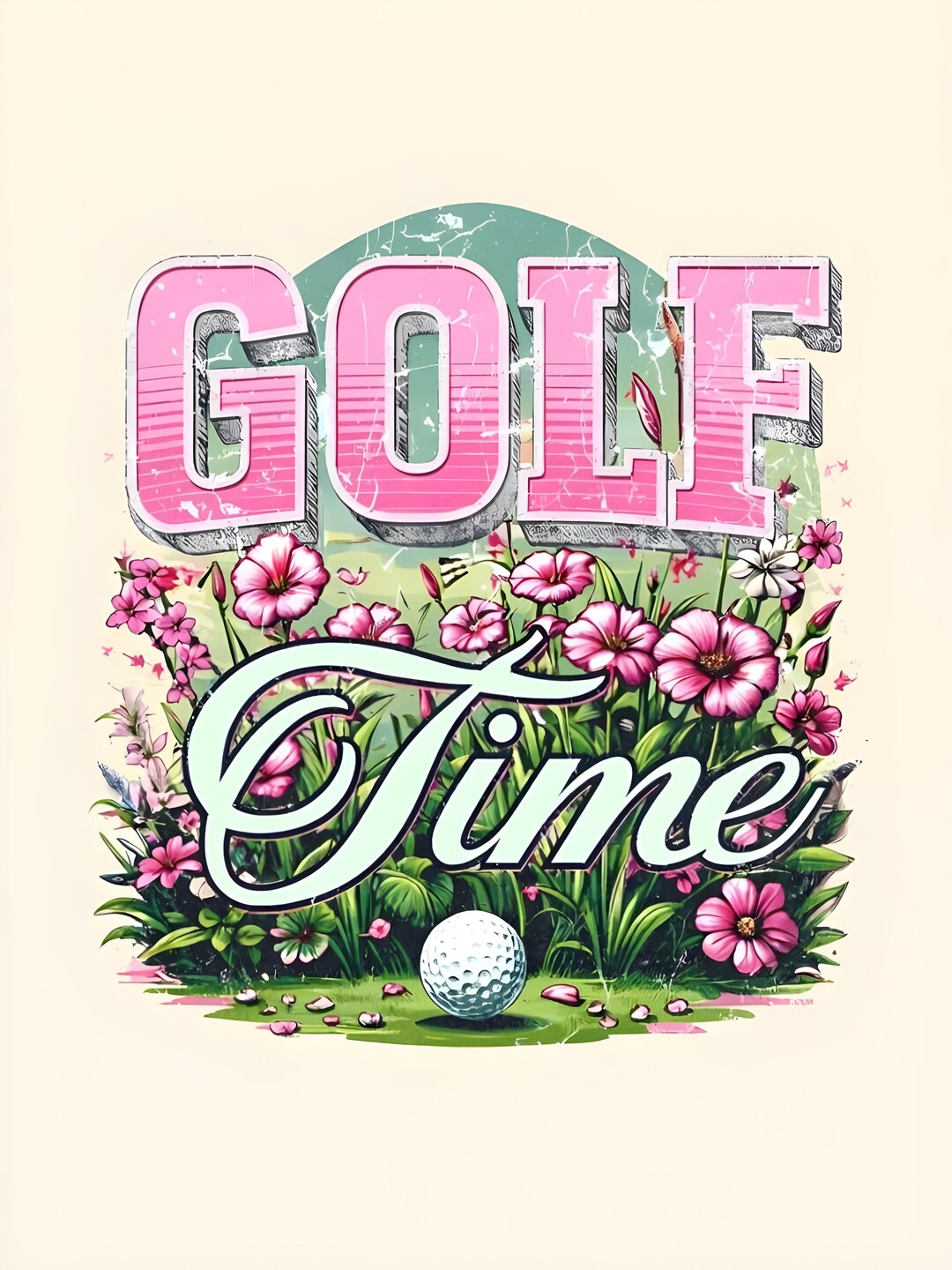 Vintage Golf Time Wall Art | Golf Wall Decor | Vintage | - Etsy