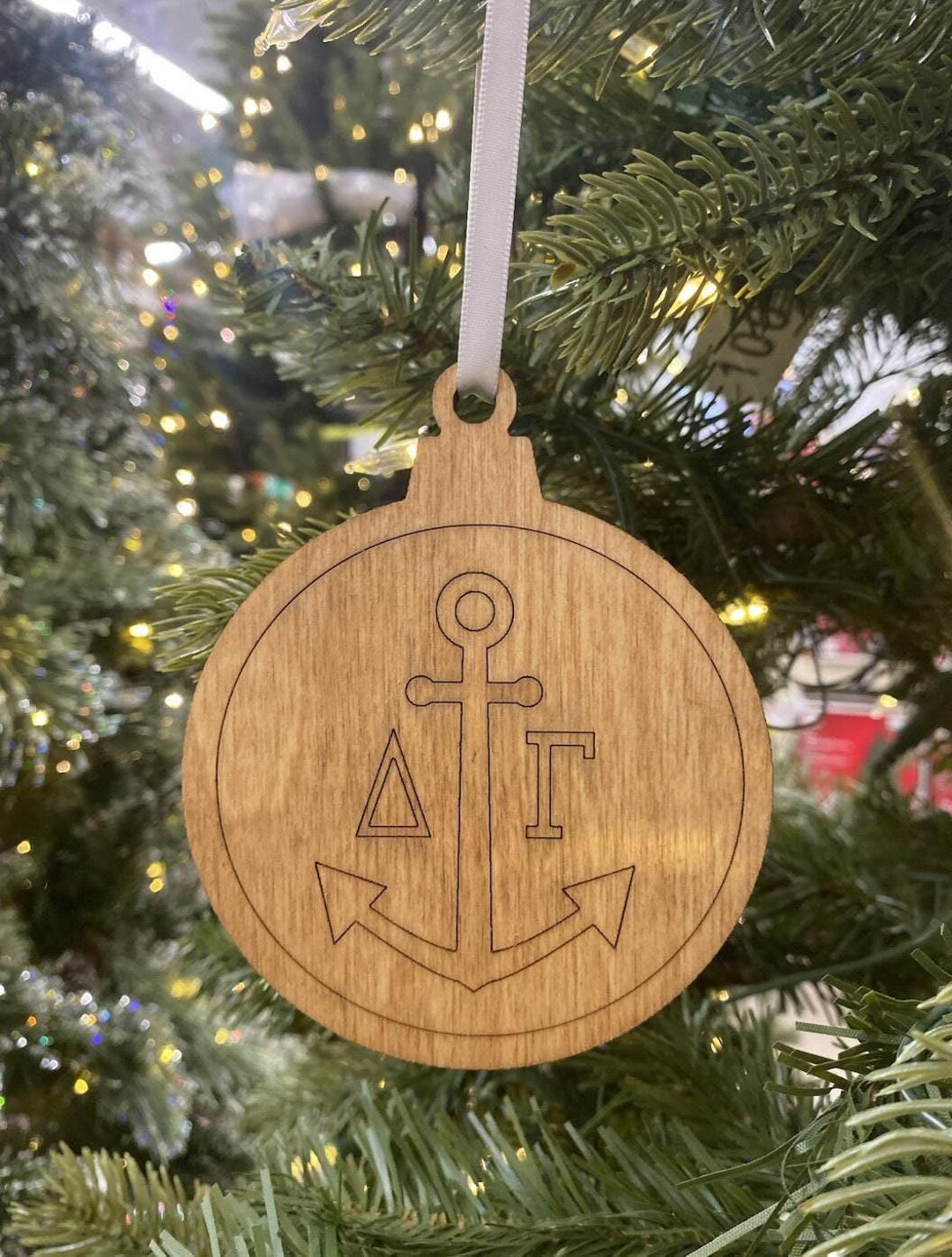 Delta Gamma Wooden Ornament| DG Christmas Ornament| Sorority Gifts ...