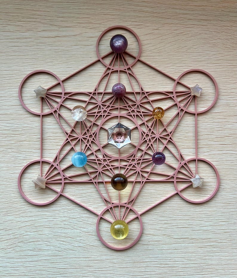 Crystal Grid ~ Metatron’s Cube - Etsy