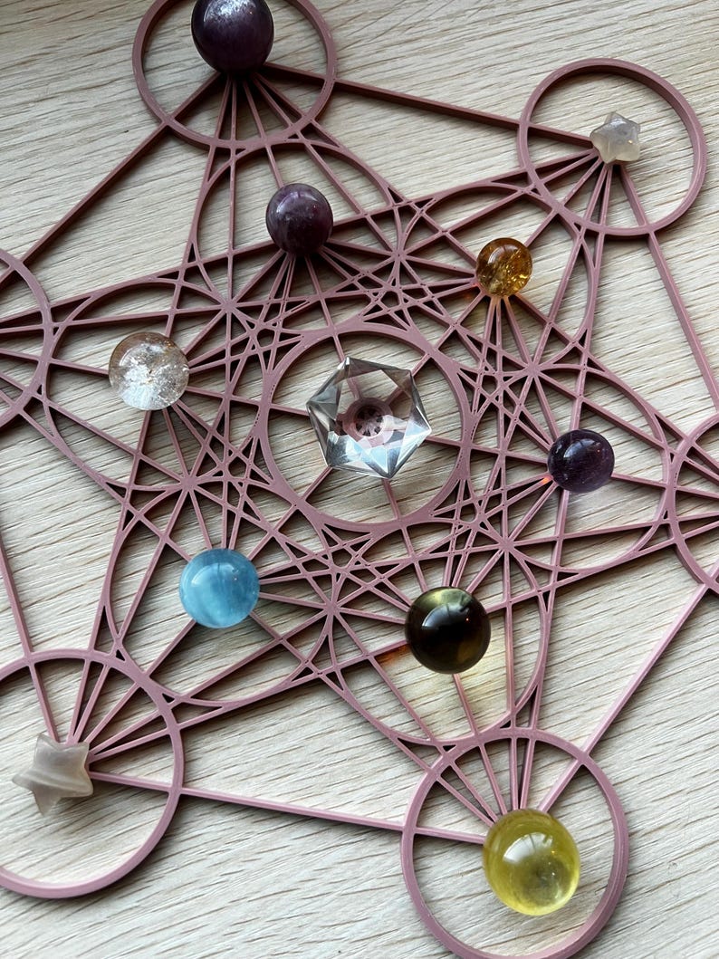 Crystal Grid ~ Metatron’s Cube - Etsy