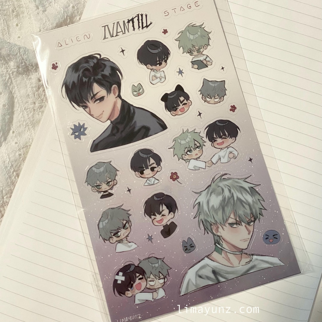 ALIEN STAGE | Ivantill Deco Sticker Sheet - Etsy