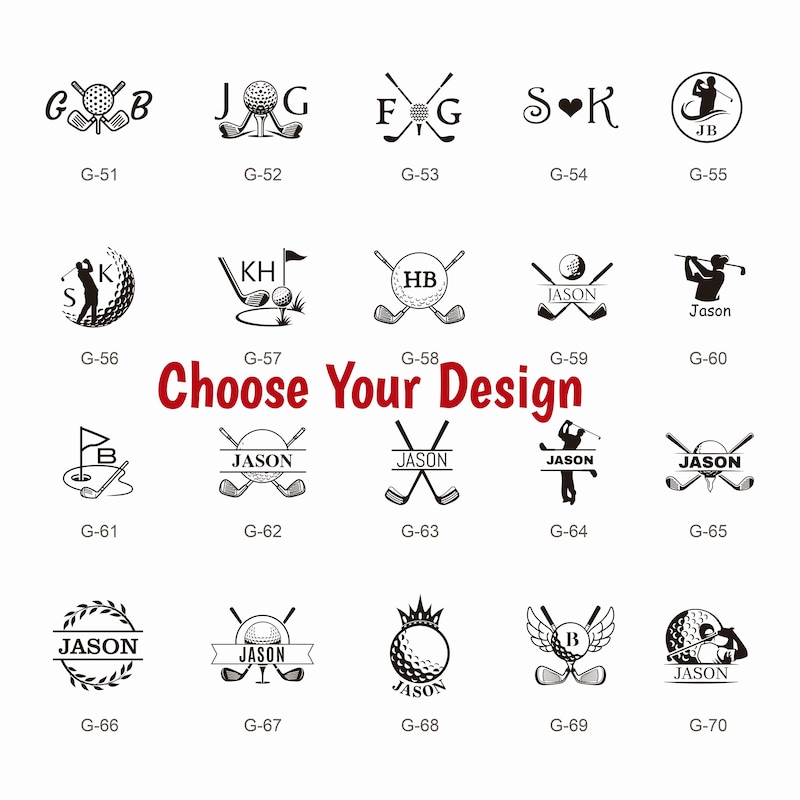 Navy Golf Ball Stamp - Etsy