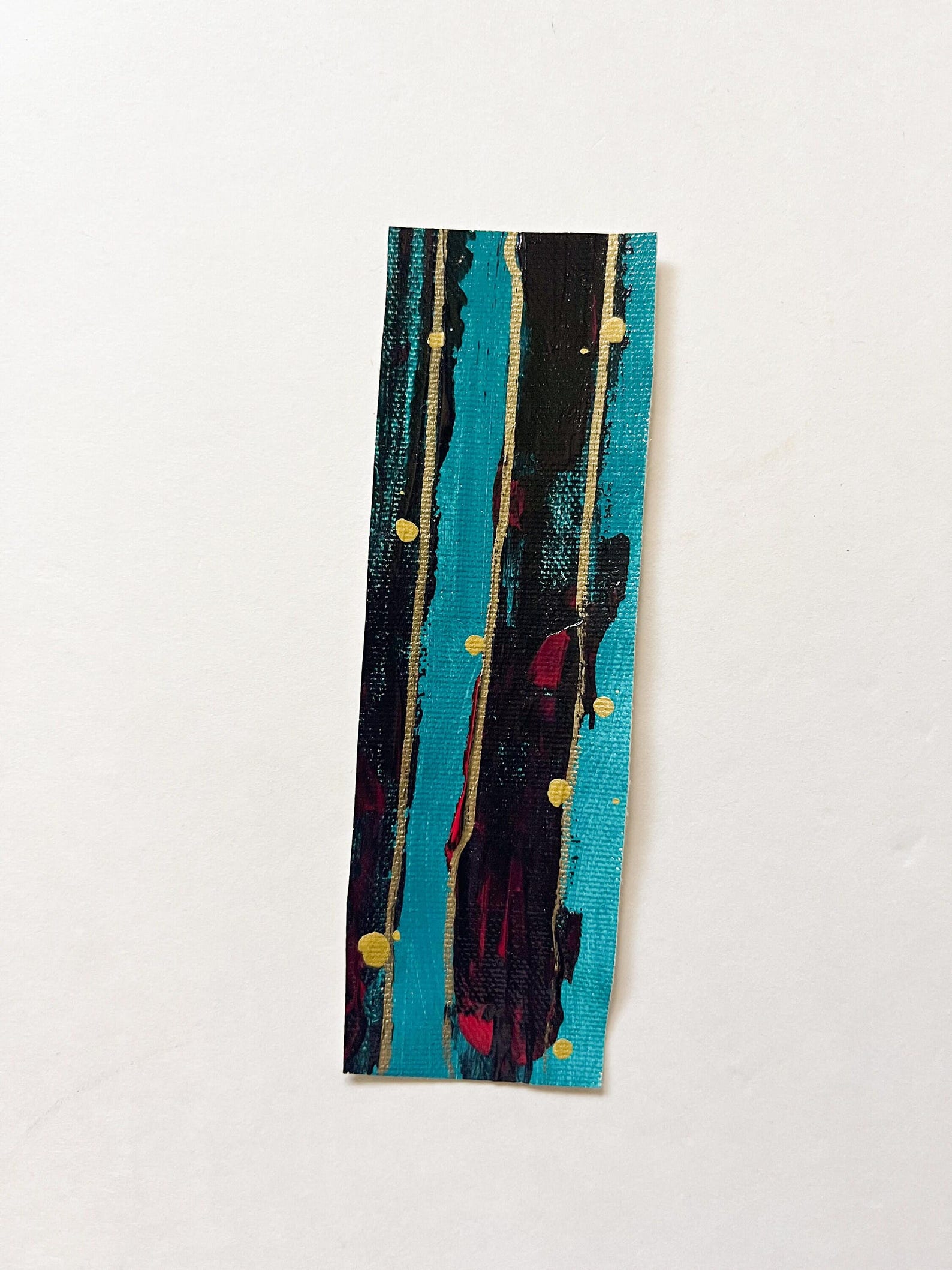 Repurposed Original Art Bookmarks - Upcycled, Artist, One of a Kind ...