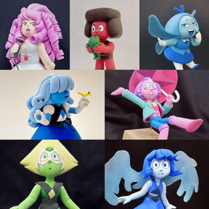Steven Universe Handcrafted Clay Figurines - Etsy