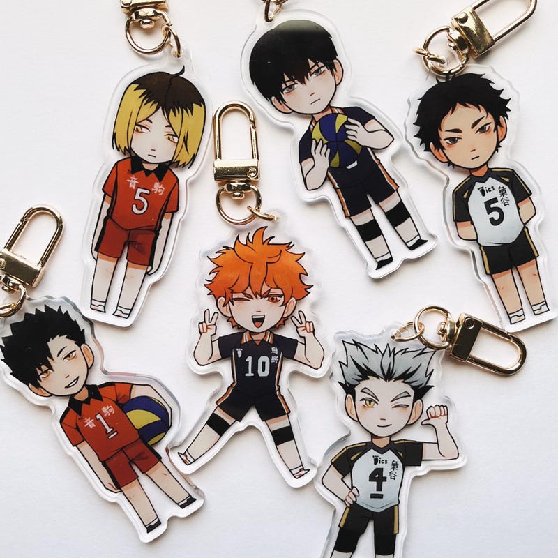Haikyuu Keychain - Etsy