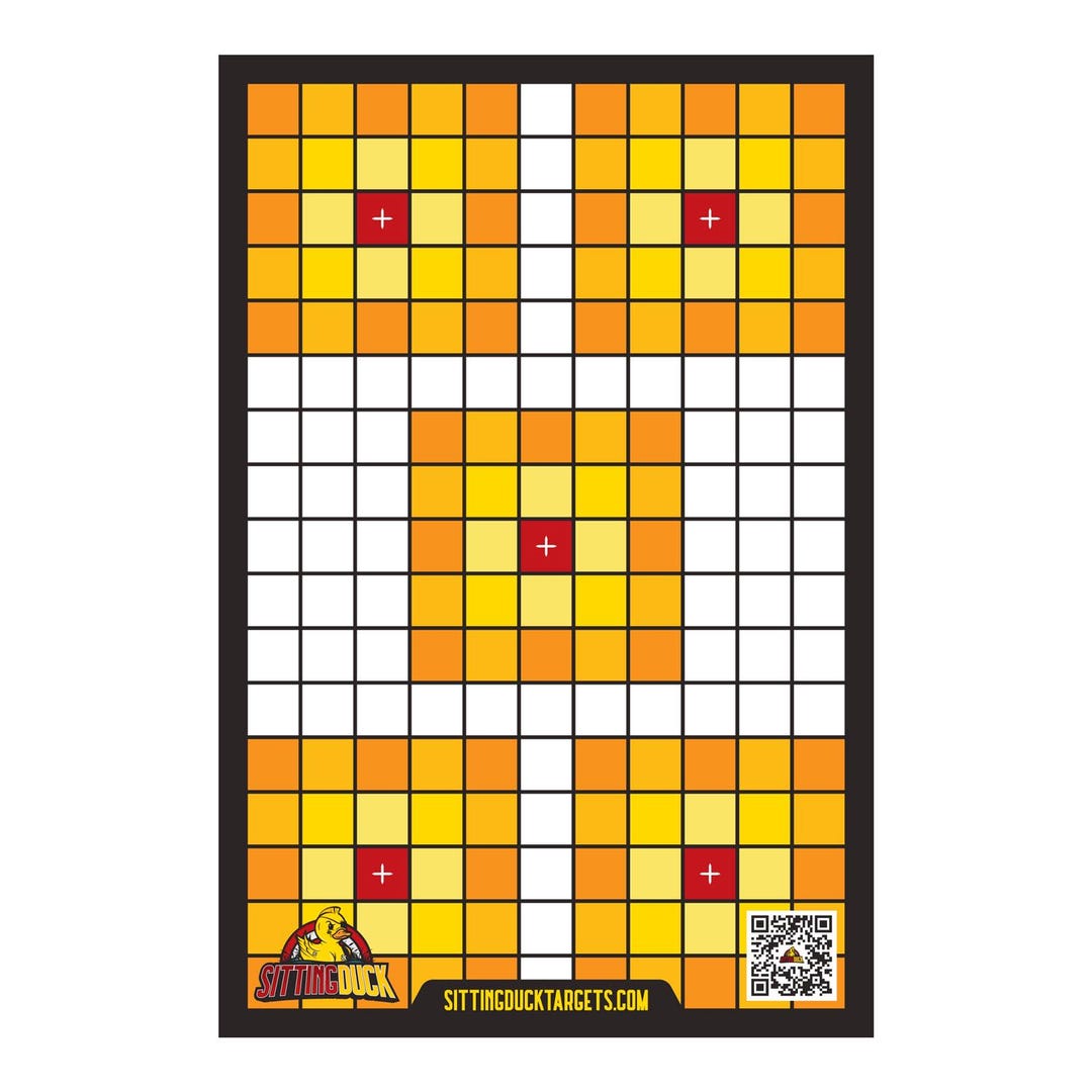 Sight-in Target 12x18 Inch Premium Paper Shooting Targets Sitting Duck ...