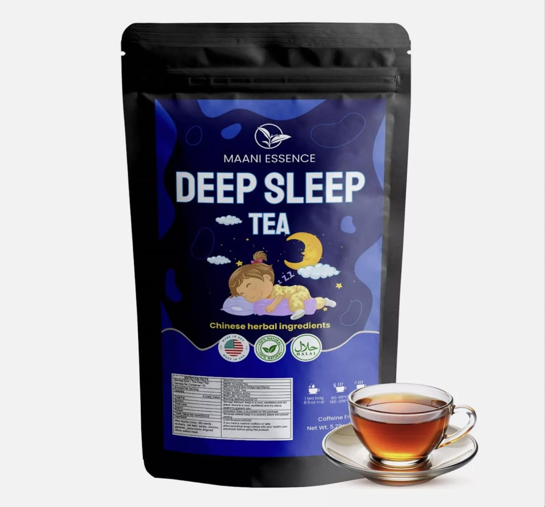Deep Sleep Tea , Calming Relaxing Tea Helps Reduce Anxiety and Stress ...